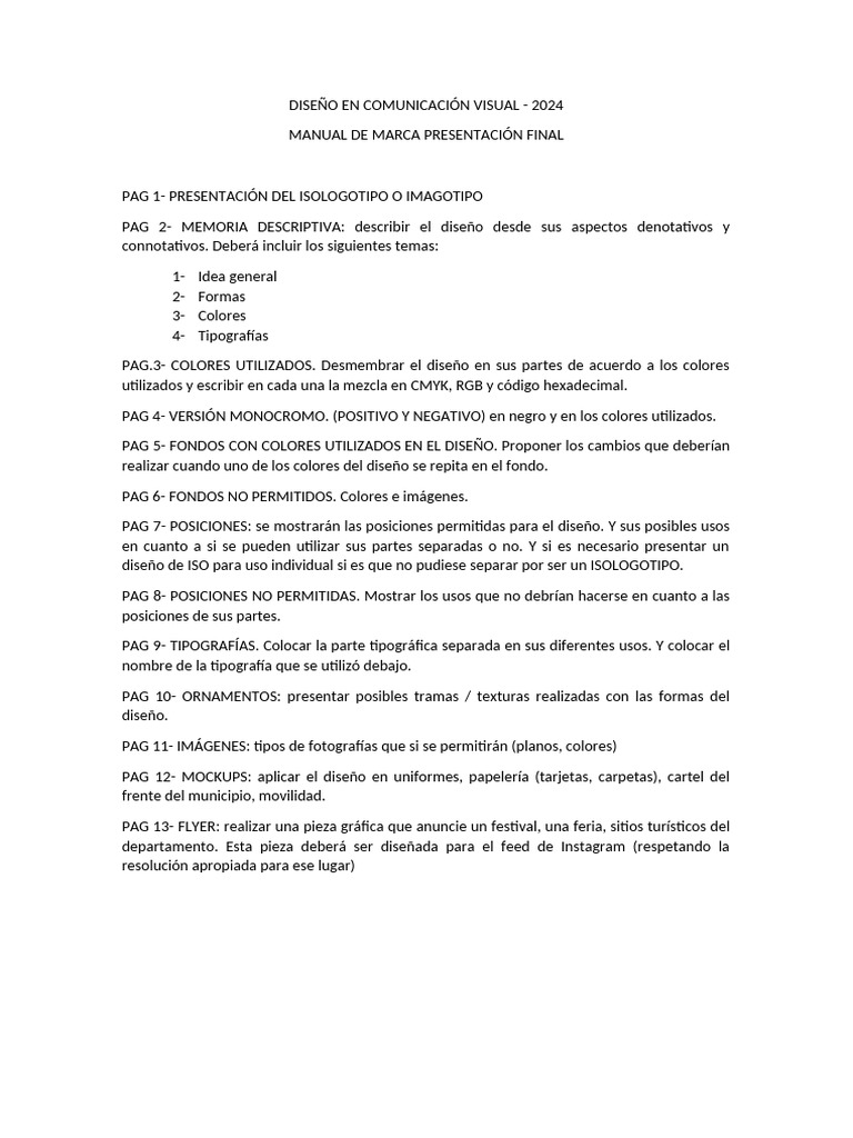 Diseño en Comunicación Visual - Trabajo Final Manual de Amrca | PDF