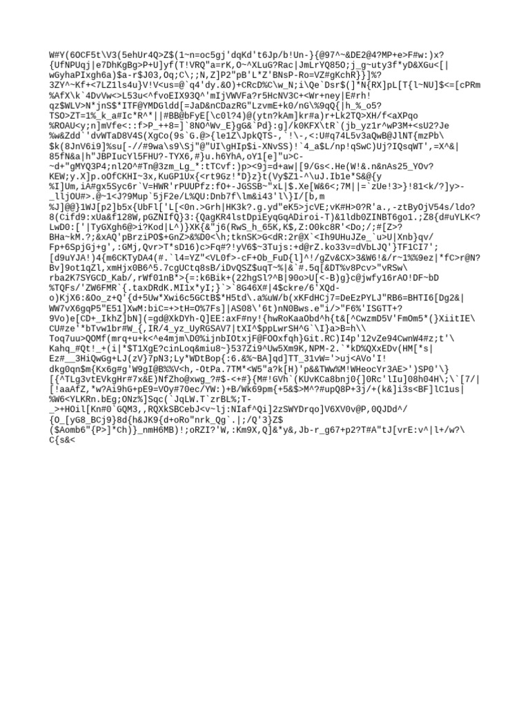 Unreadable Text Document Analysis | PDF