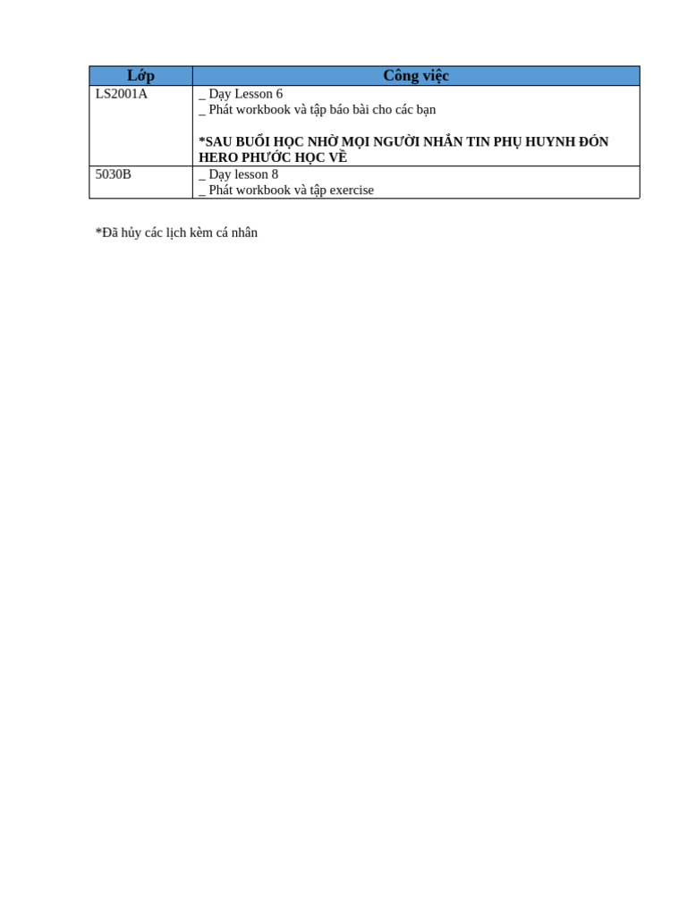 Form Bàn Giao - NTQ | PDF