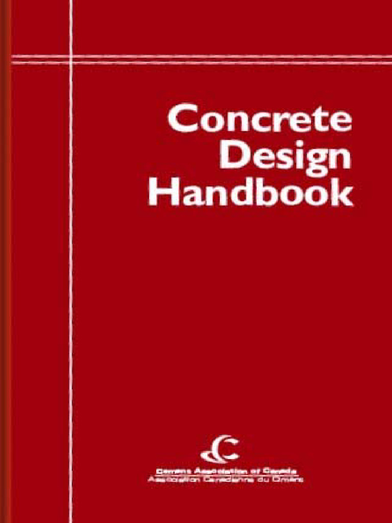 CPCA Concrete Design Handbook 2nd Edition Aug1995 | PDF