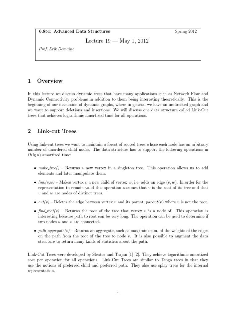 MIT6_851S12_L19 | PDF | Theoretical Computer Science | Graph Theory