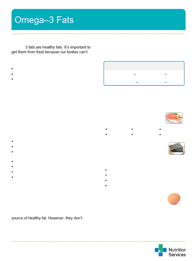 If Nfs Omega 3 Fats | PDF | Omega 3 Fatty Acid | Fish Oil