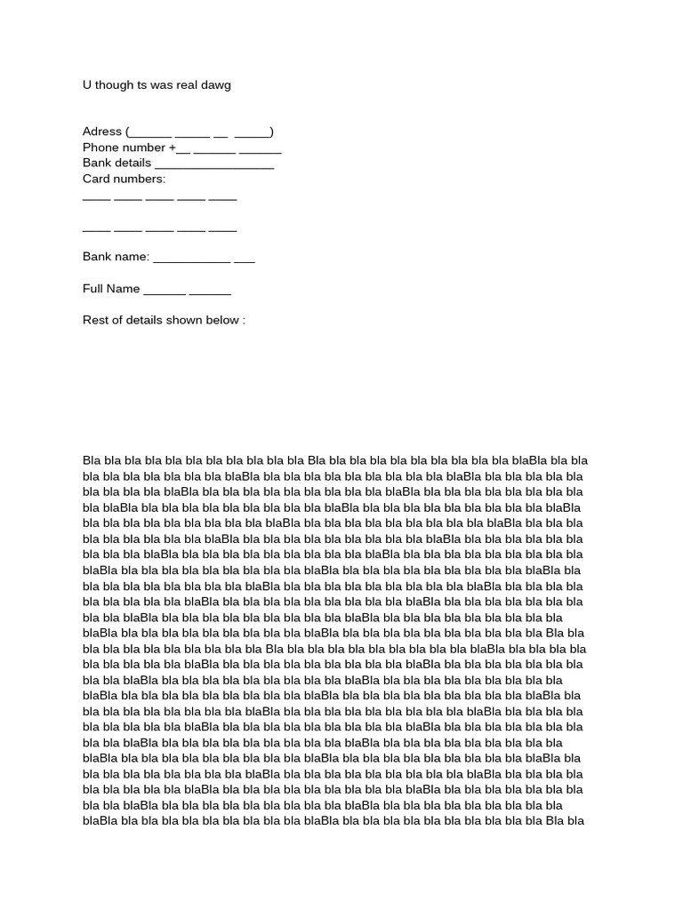 Personal information | PDF