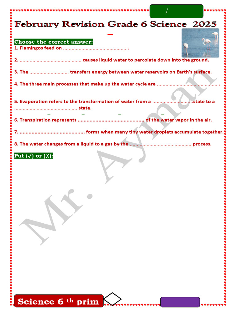 Water Cycle Concepts for 6th Grade Science | PDF | Water | Water Cycle