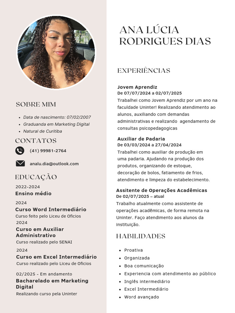 Currículo atualizado | PDF