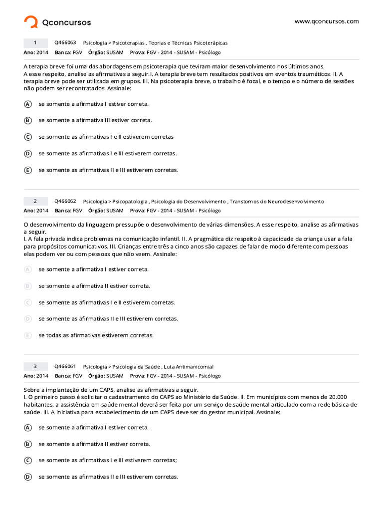 Questões de Provas - Questões de Concursos _ Qconcursos.com | PDF ...