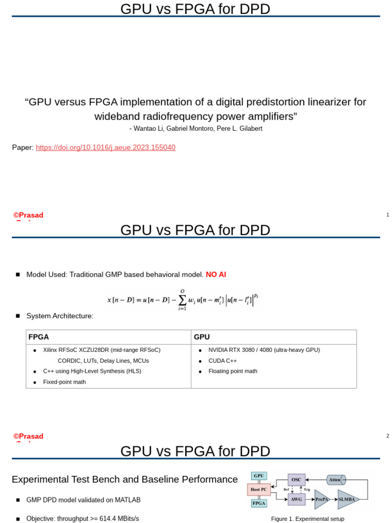 AI For DPD Hardware | PDF | Electronic Engineering | Electrical Engineering
