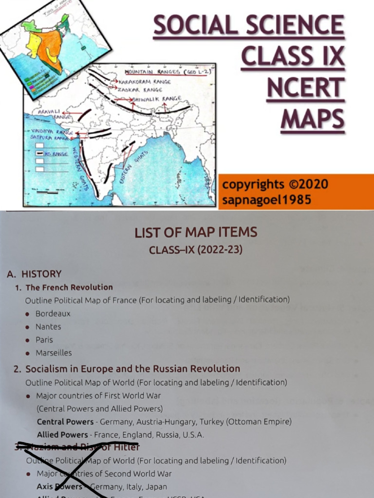Ix Map Skill SS 2025 26 | PDF