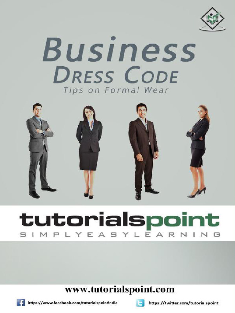 Business Dress Code Tutorial | PDF | Necktie | Clothing