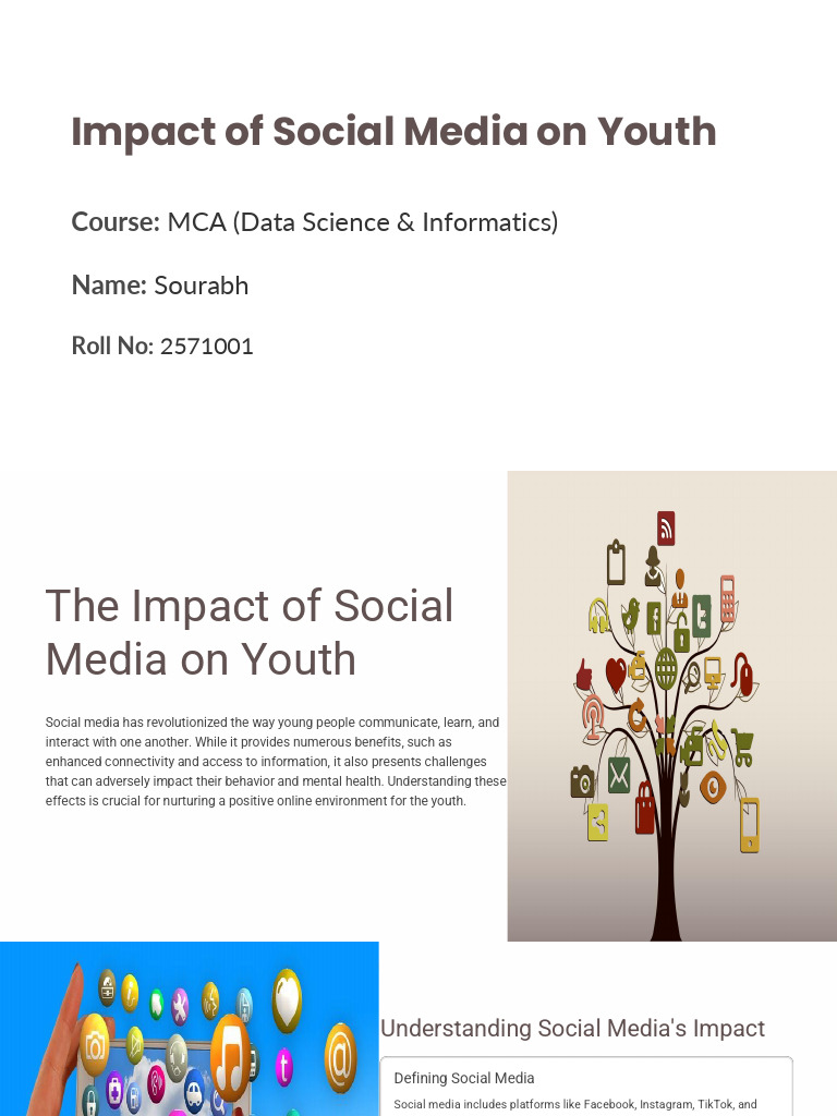 Social Media's Impact on Youth Behavior | PDF | Social Media | Popular ...