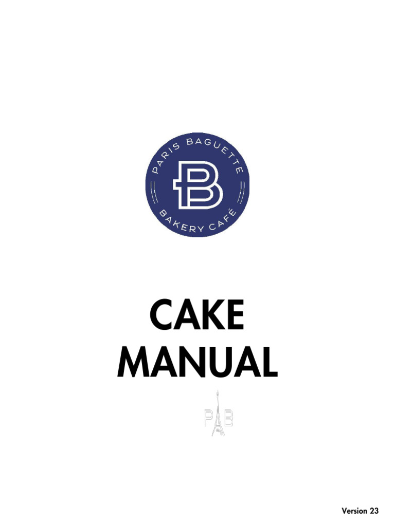 Comprehensive Cake Preparation Manual | PDF | Cakes | Icing (Food)