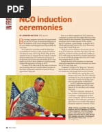 NCO Induction Ceremony Script | PDF | Non Commissioned Officer | Sergeant