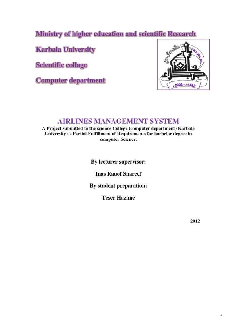Airlines Management System