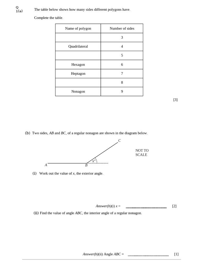 Polygon Properties and Calculations Guide | PDF | Area | Volume