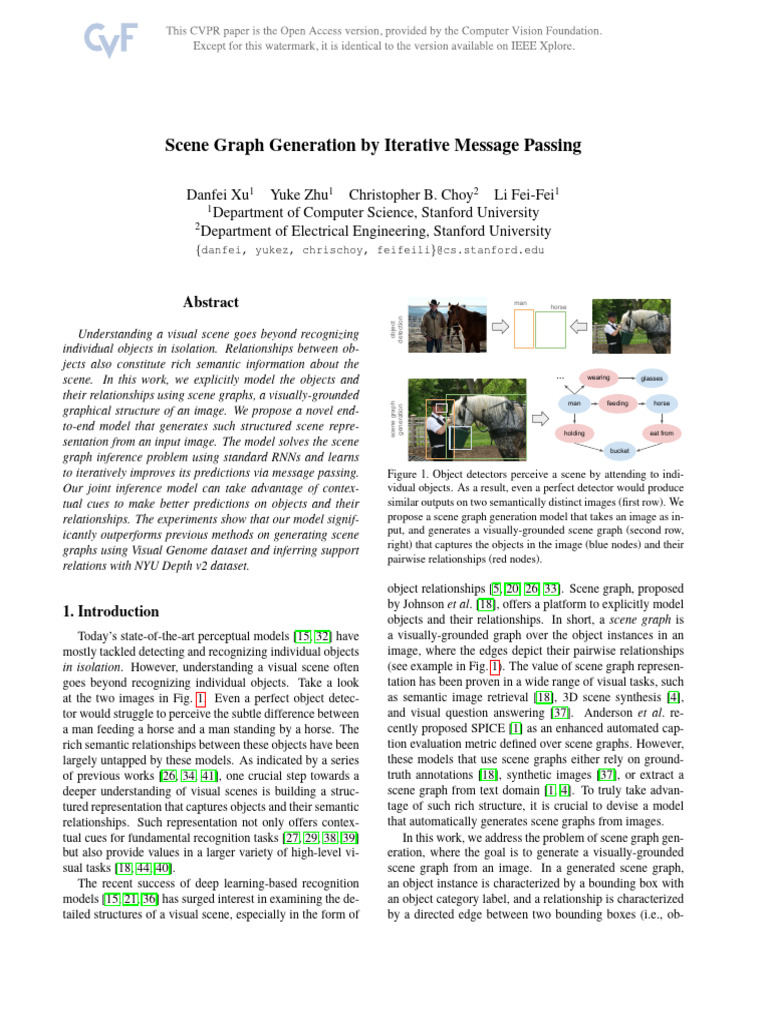 Xu Scene Graph Generation CVPR 2017 Paper | PDF | Vertex (Graph Theory ...