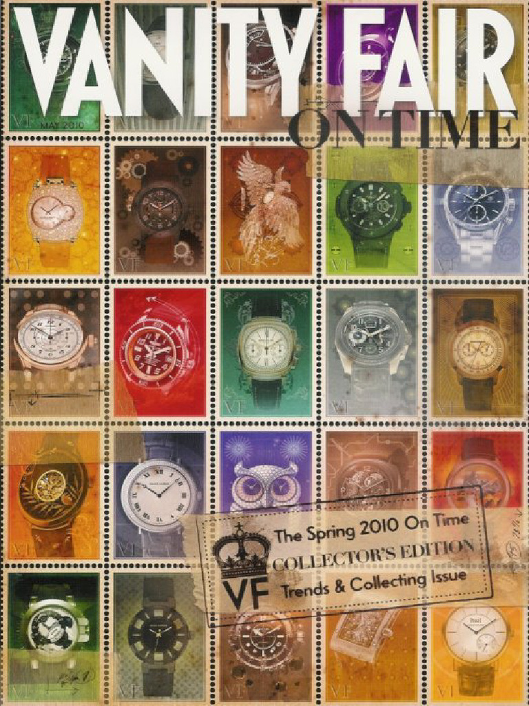 Vanity Fair - History of Watch Collecting | PDF