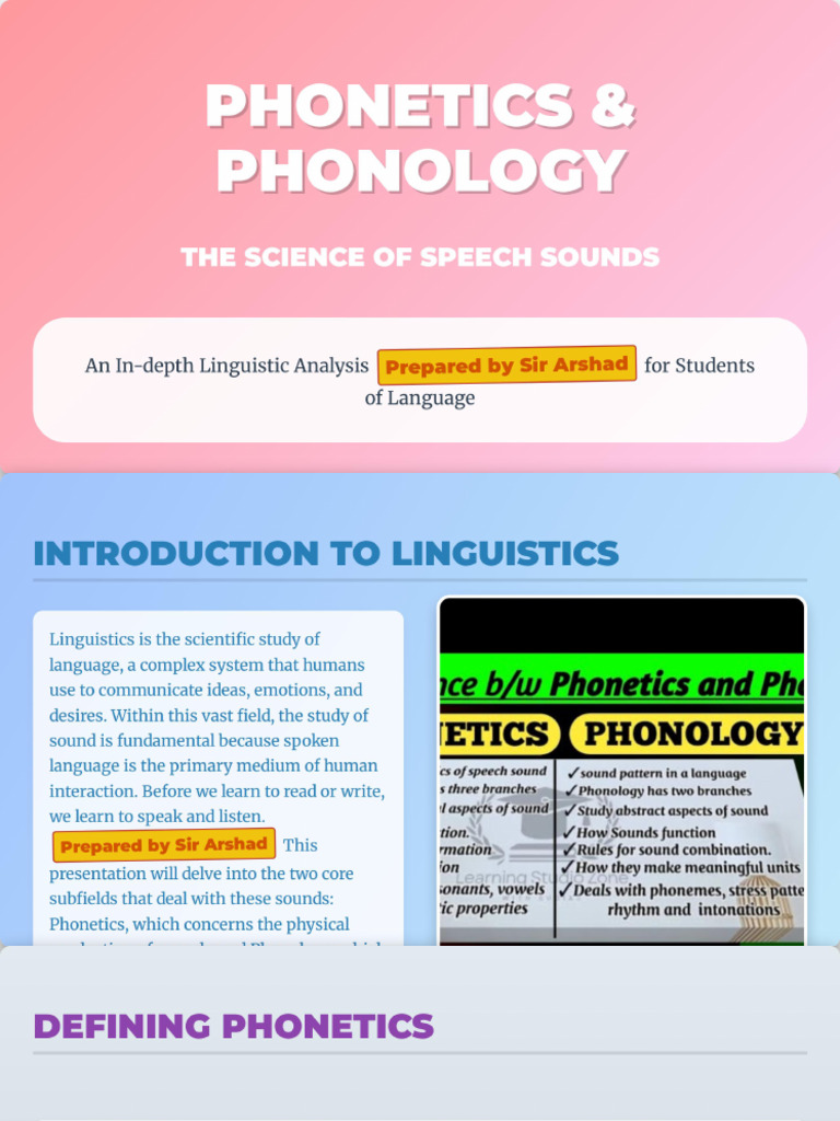 Phonetics and Phonology | PDF