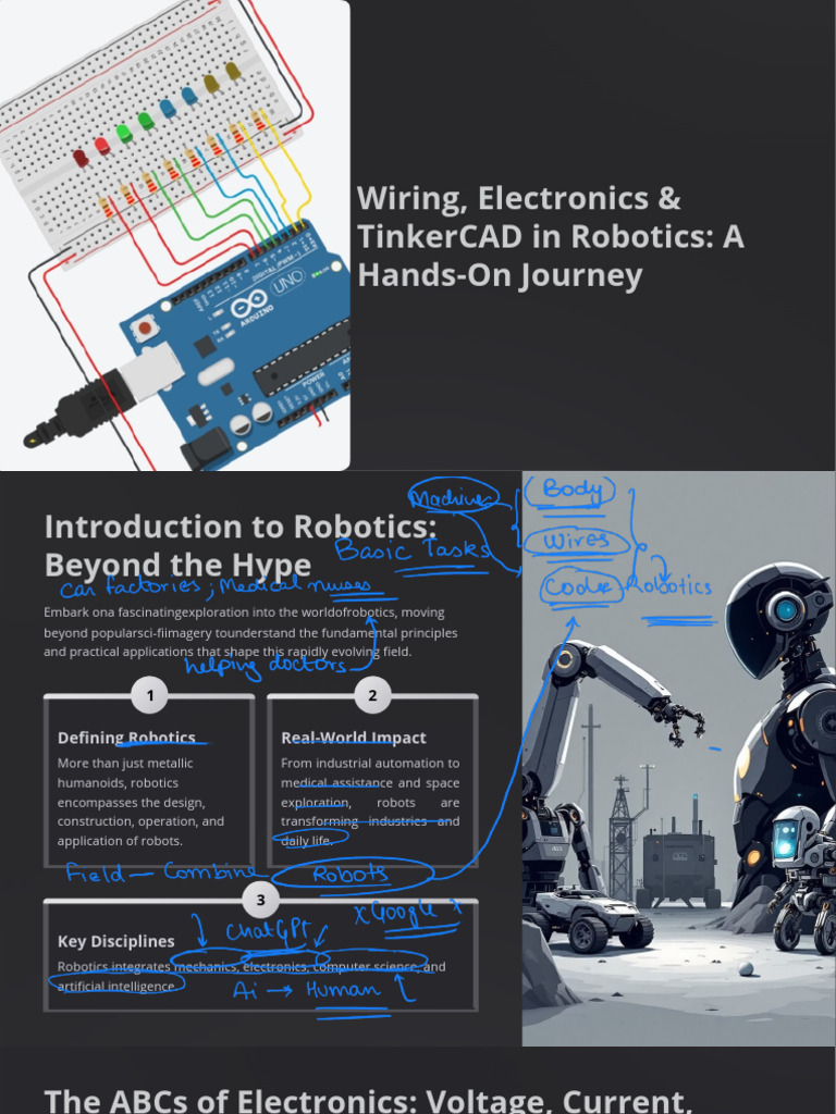 Wiring Electronics and TinkerCAD in Robotics A Hands On Journey PDF ...