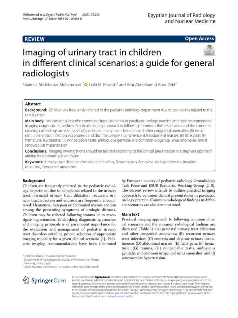 Imaging UT in Different Clinical Scenario | PDF | Medical Imaging ...