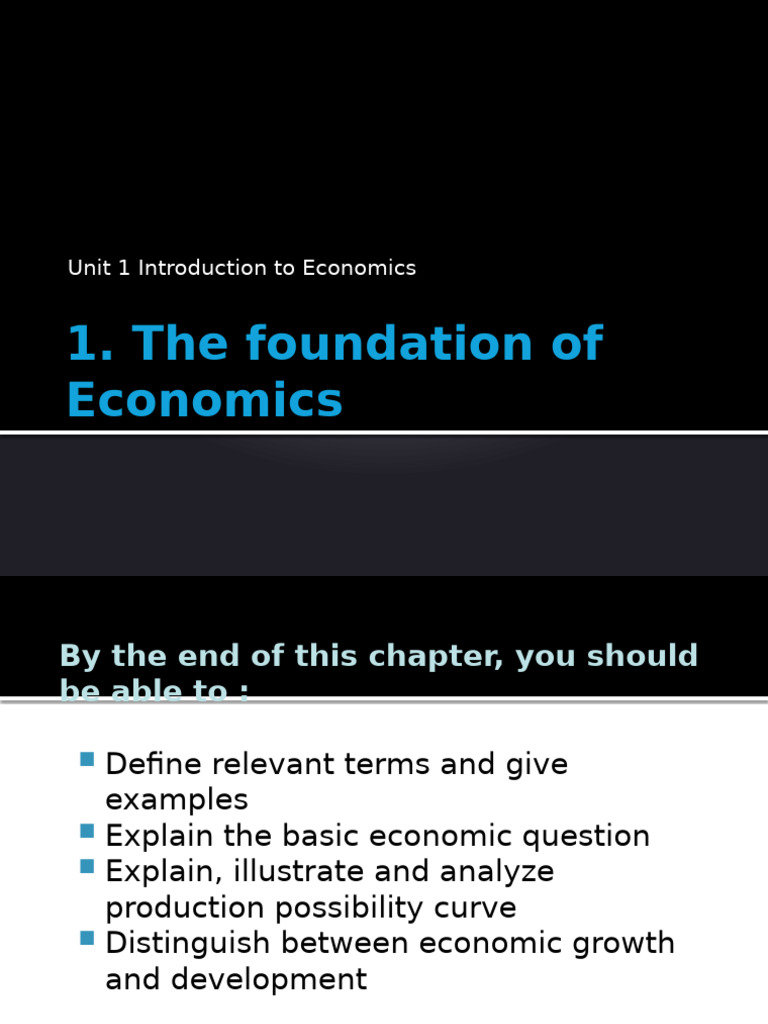 Introduction to Economics Concepts | PDF | Economic System | Economies