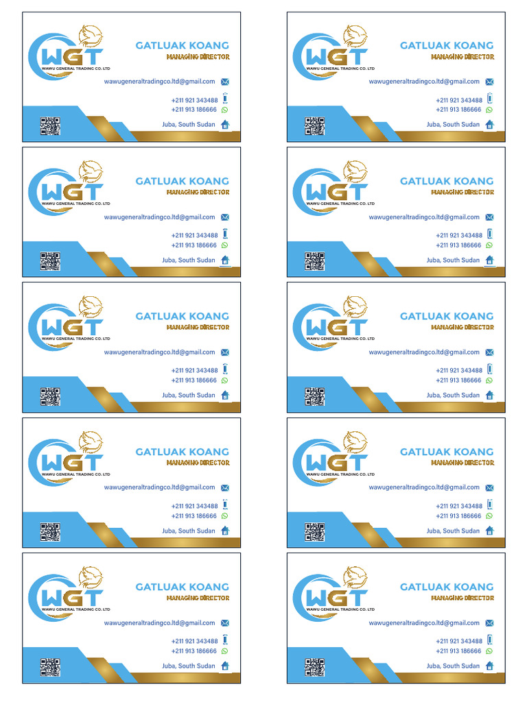 Wawu Biz Card - PDF Letterhead | PDF