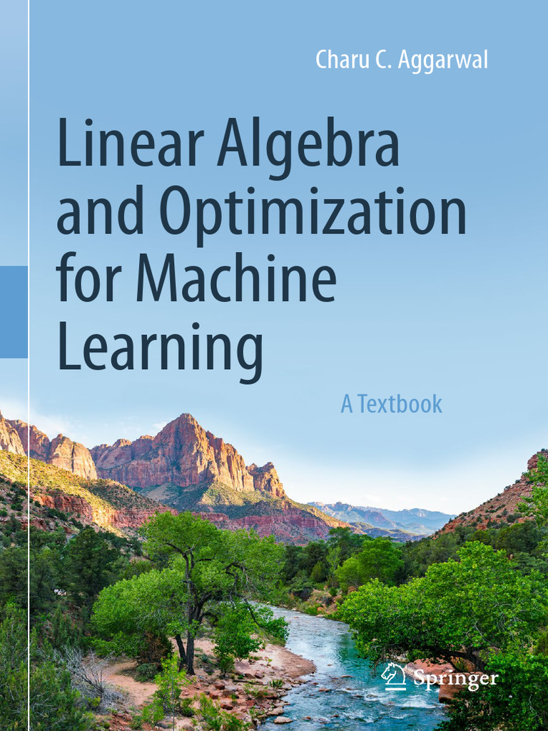 Linear Algebra and Optimization For Mach | PDF | Matrix (Mathematics ...