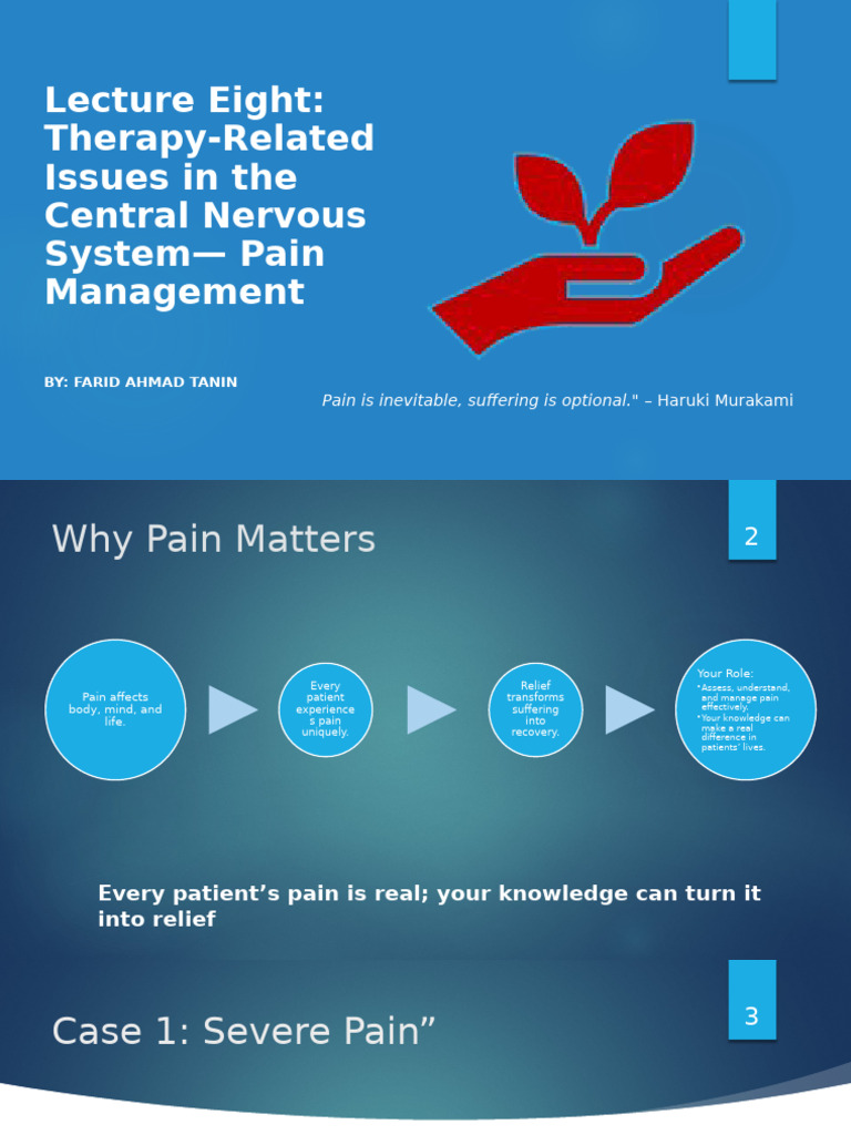 ND-8 Therapy Related Issues in The Central Nervous System Pain ...