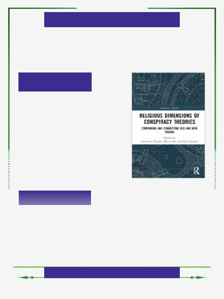 Religious Dimensions of Conspiracy Theories Comparing and Connecting ...