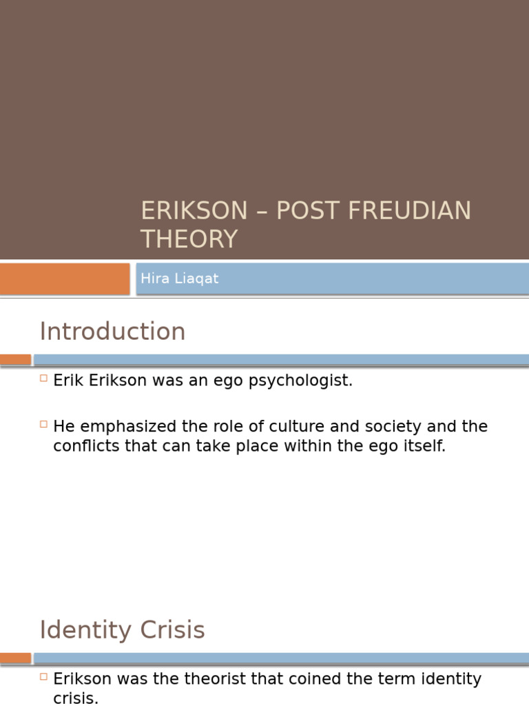 Eric Erikson | PDF