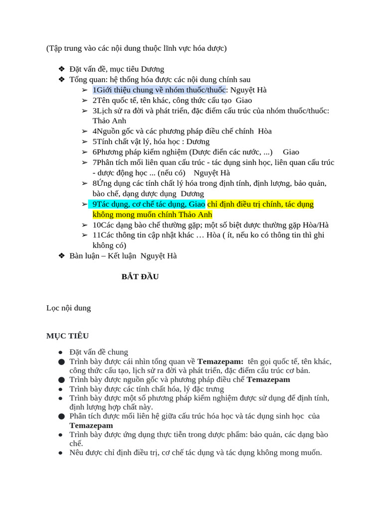 Temazepam Lọc Check Nd | PDF