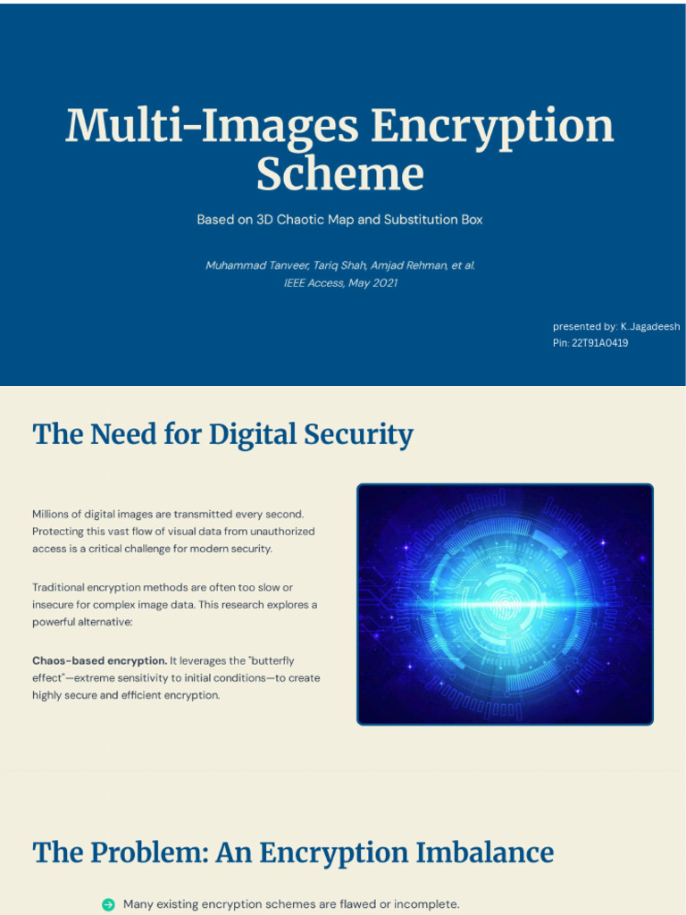 Multi-Images Encryption Scheme PDF | PDF