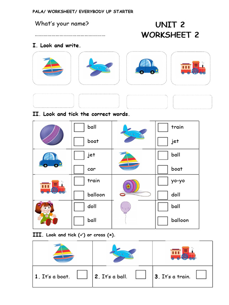 Up Starter Unit 2 Worksheet 2 | PDF