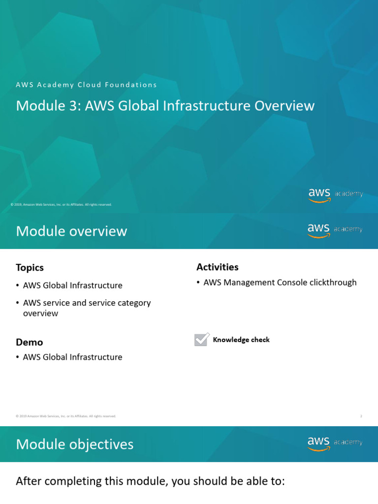 AWS Global Infrastructure Overview | PDF | Amazon Web Services | Data ...