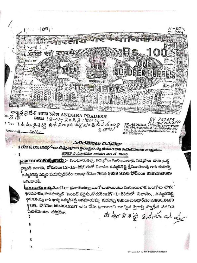 Pad Document 100 | PDF