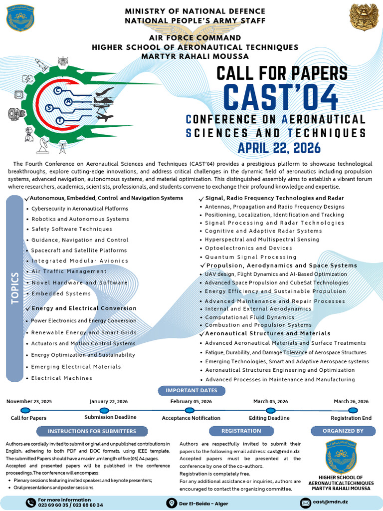 CAST'04 Aeronautical Conference 2026 | PDF | Radar | Radio