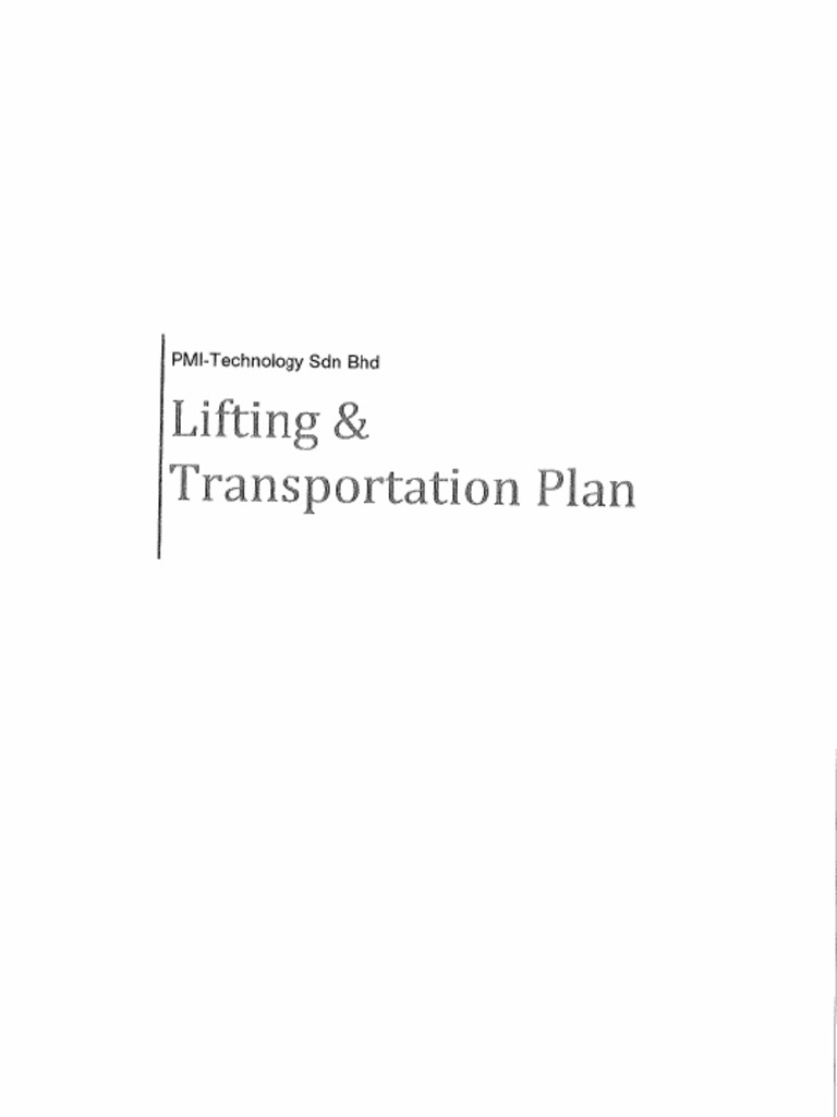 Installation Procedure - Filter Press & Statolizer (Lifting ...