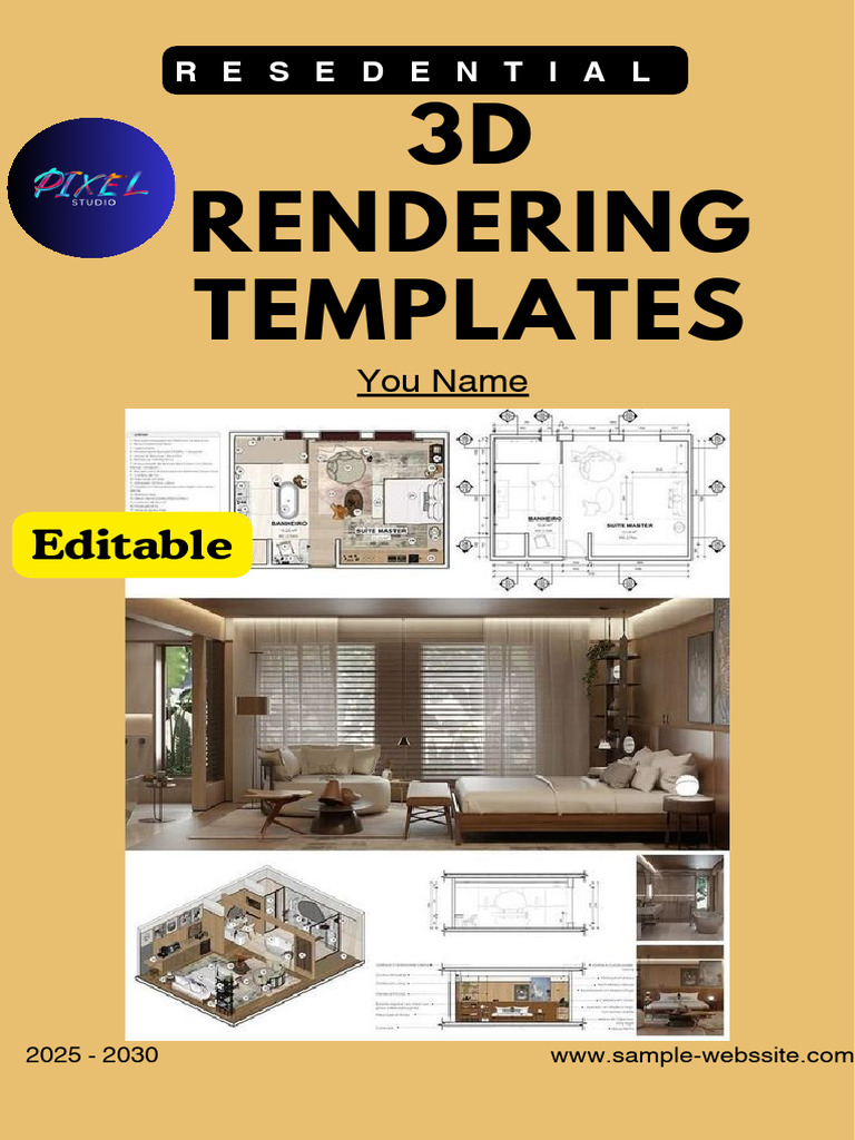 3D Rendering Templates | PDF