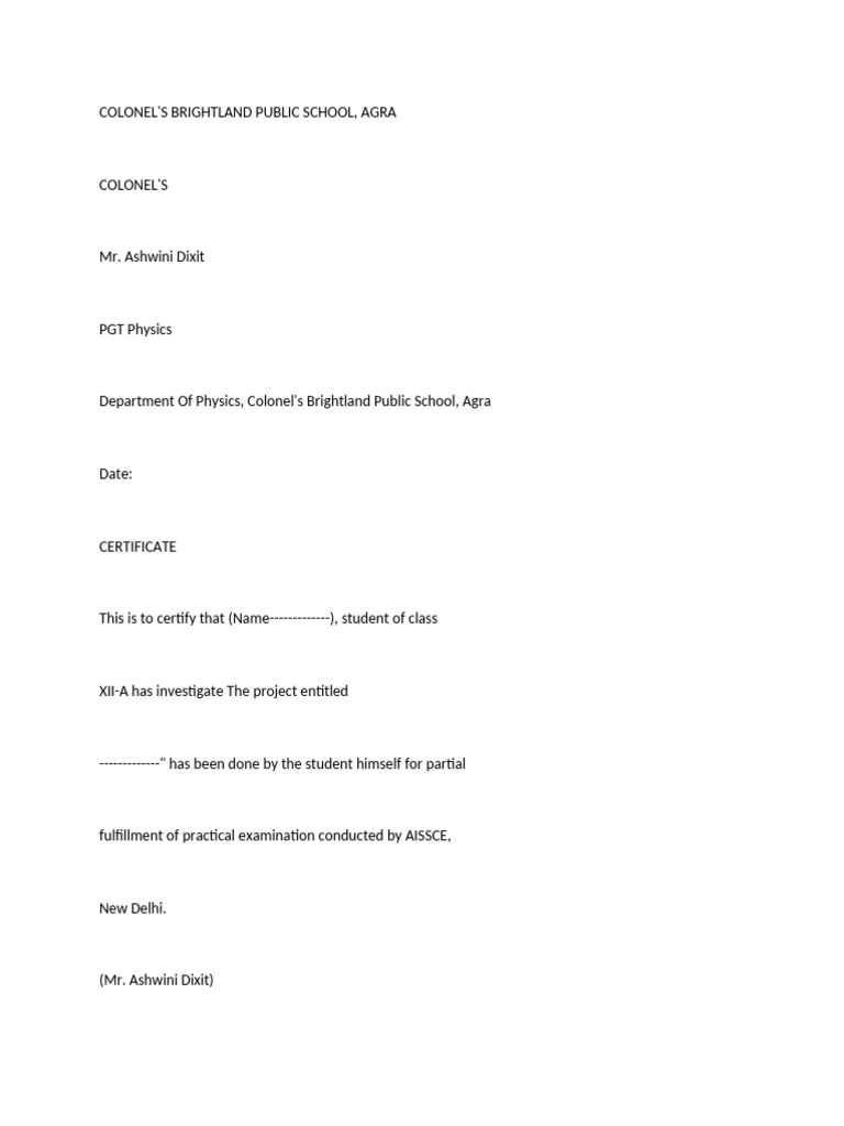 Colonel's Brigh-Wps Office | PDF
