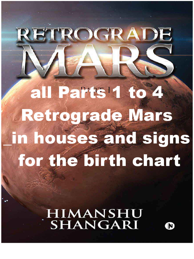 Himanshu Shangari Retrograde Mars in Houses and Signs For The Birth ...