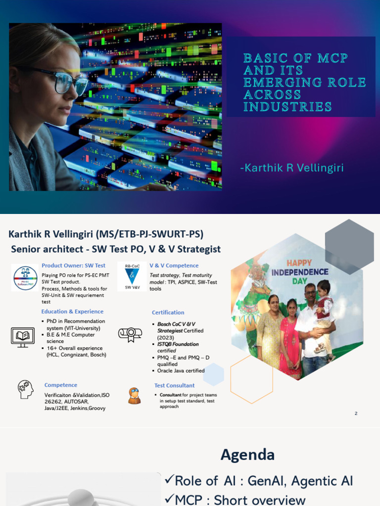 4.basics MCP EmergingRoleIndustry | PDF | Artificial Intelligence ...
