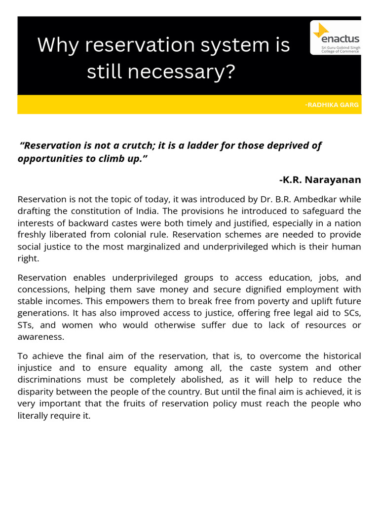 Importance of Reservation Systems | PDF