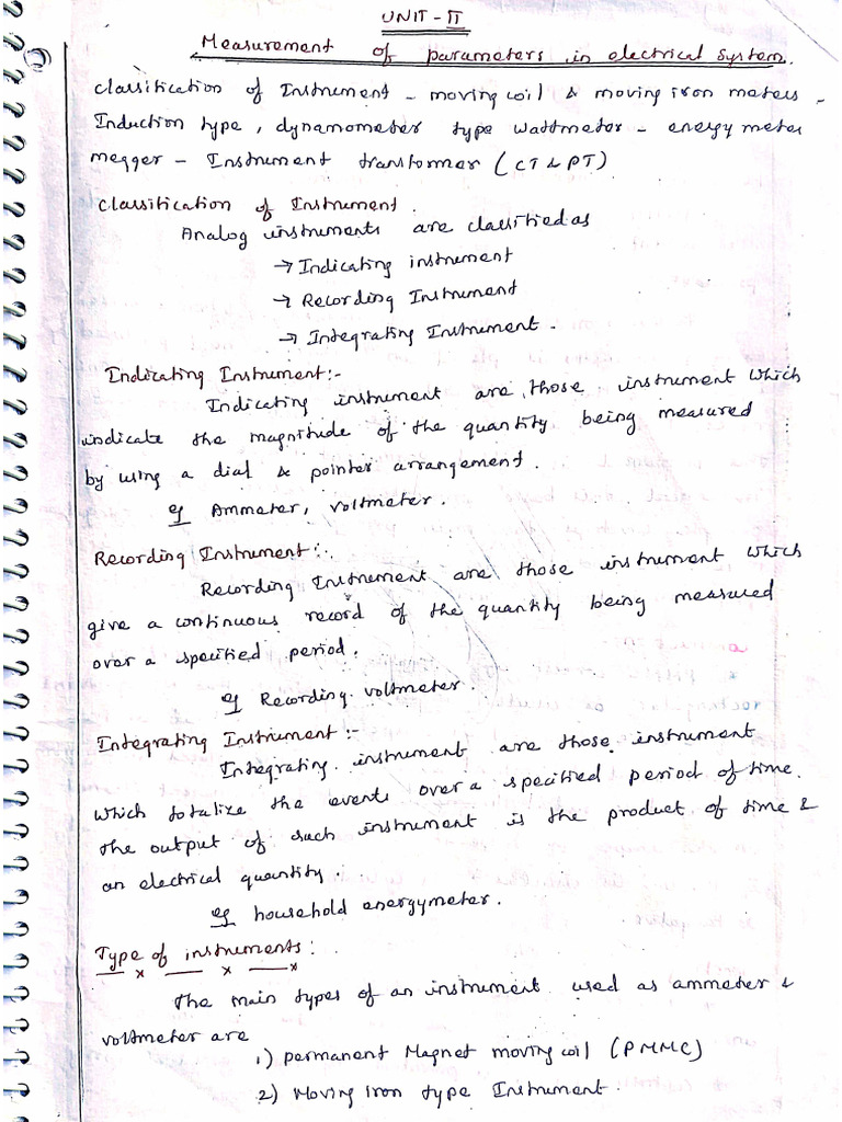 Measurement and Instrumentation | PDF
