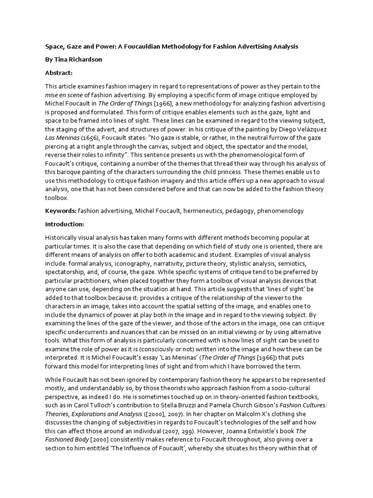 Symplectic Final Draft Space Gaze and Power | PDF | Image | Michel Foucault