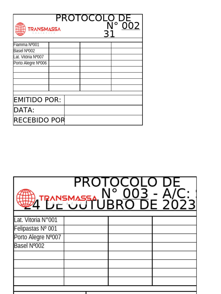 Envio base Rio de Janeiro | PDF