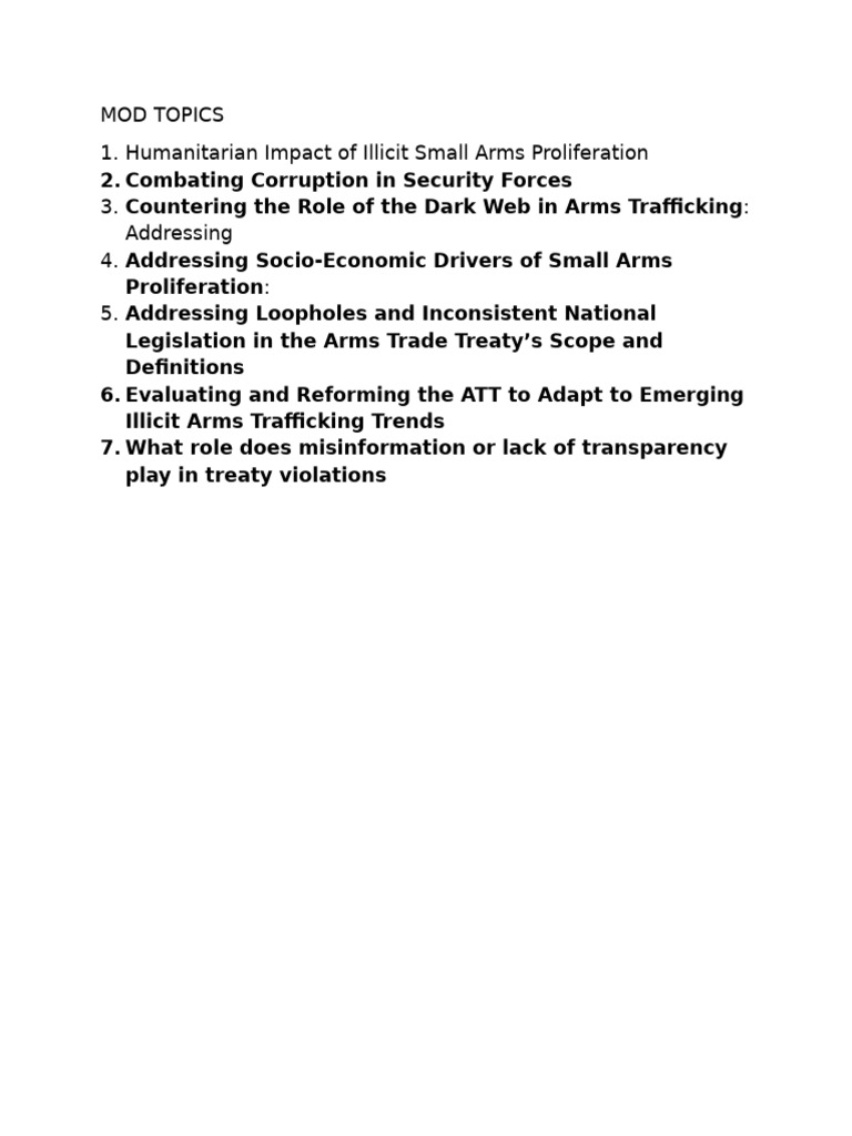 Mod Topics | PDF