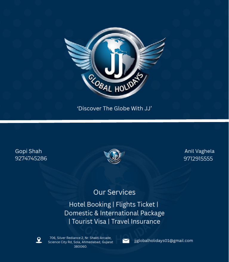 JJ Global Holidays Travel Services | PDF