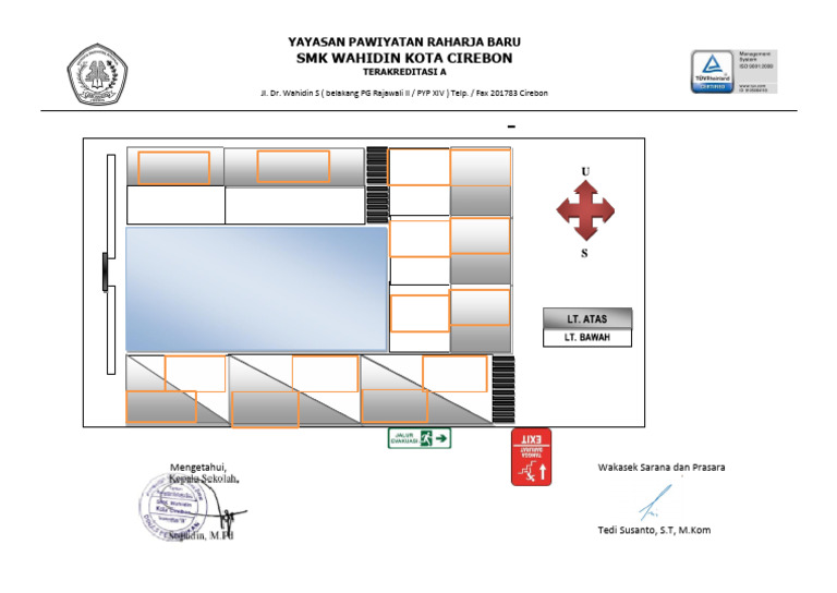 Denah Kampus 4 - Bagi Raport - TKJ - RPL | PDF