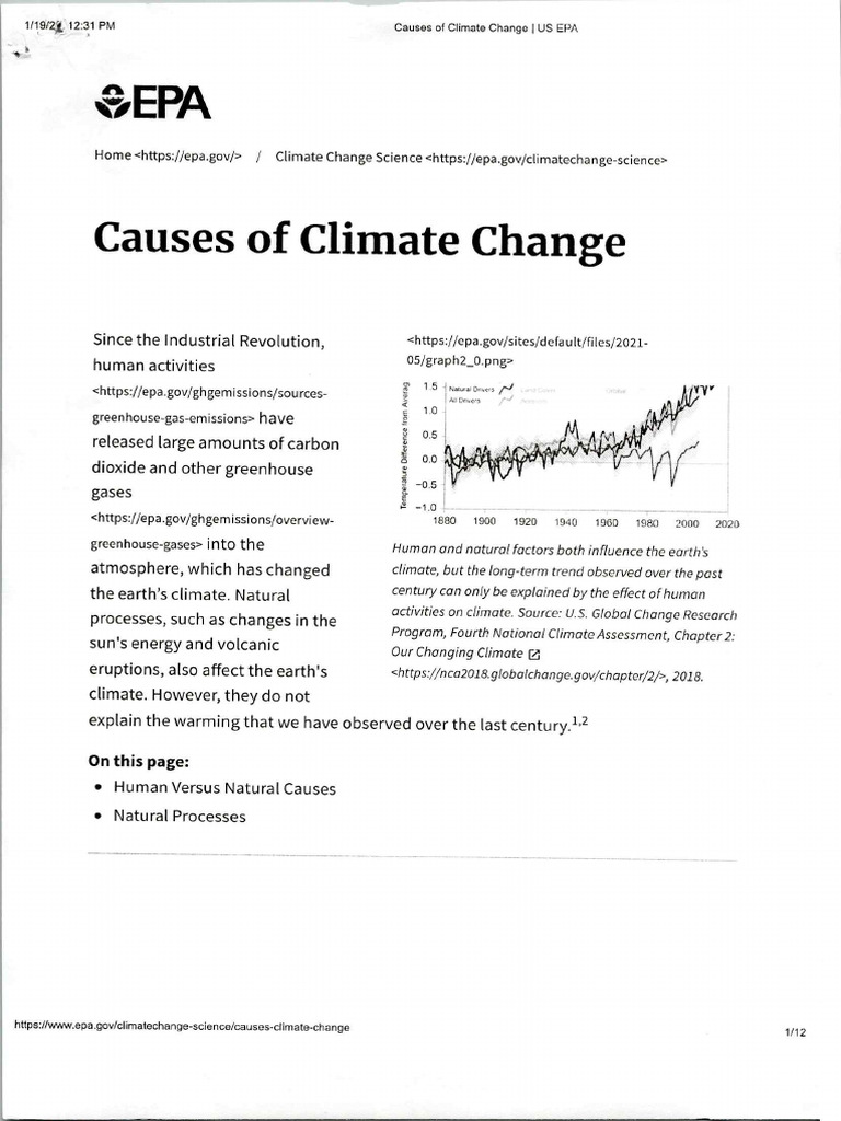 Climate EPA 1 | PDF