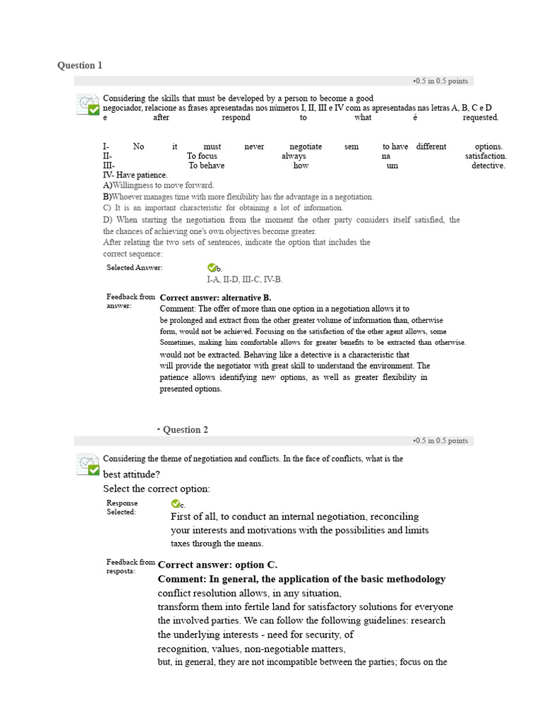 Questionnaire Unit I Disciplinary Studies Vi Unip | PDF | Negotiation ...