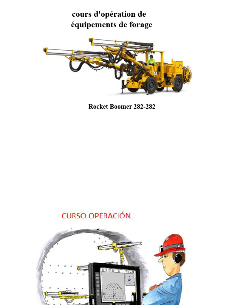 Sécurité et Opération du Rocket Boomer 282 | PDF | Forage | Perceuse